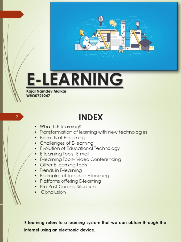 E Learning | PDF | Educational Technology | Learning