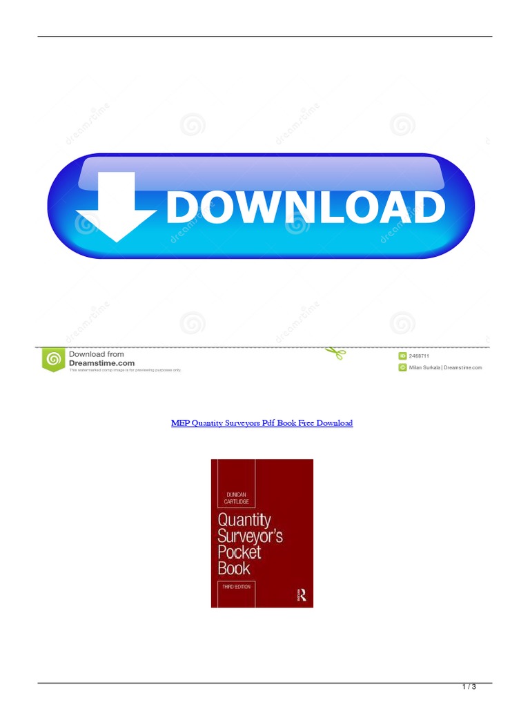 MEP Quantity Surveyors PDF Book | Download Free PDF | Surveying | Books