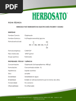 Ficha Técnica del Herbicida Bazuka | PDF | Solubilidad | Hidrógeno