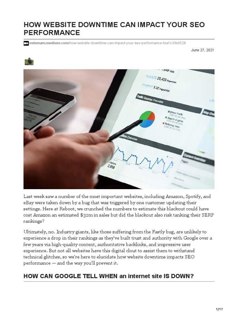 How Website Downtime Can Impact Your SEO Performance | PDF