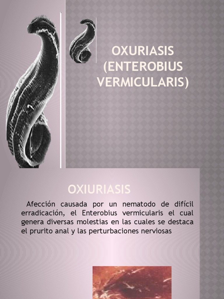 Oxiuriasis | PDF | Especialidades Medicas | Medicina CLINICA