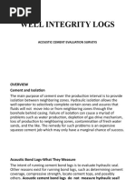 USIT Client Log Features Interpretation | PDF | Casing (Borehole ...