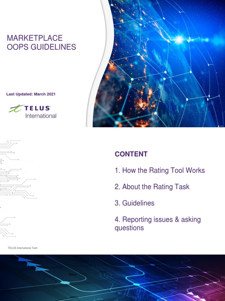 Marketplace OOPS Guidelines | PDF | Software | Computer Mediated ...