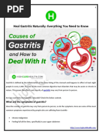 Understanding Gastritis Causes and Treatments | PDF | Indigestion ...