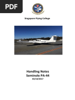 Checklist Pa-34 Seneca V Resumido Lado B | PDF | Throttle | Propulsion