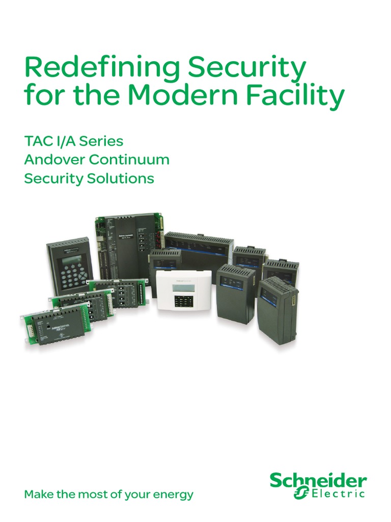 TAC IA Series Andover Continuum Security Solutions F-27451-2 | PDF ...