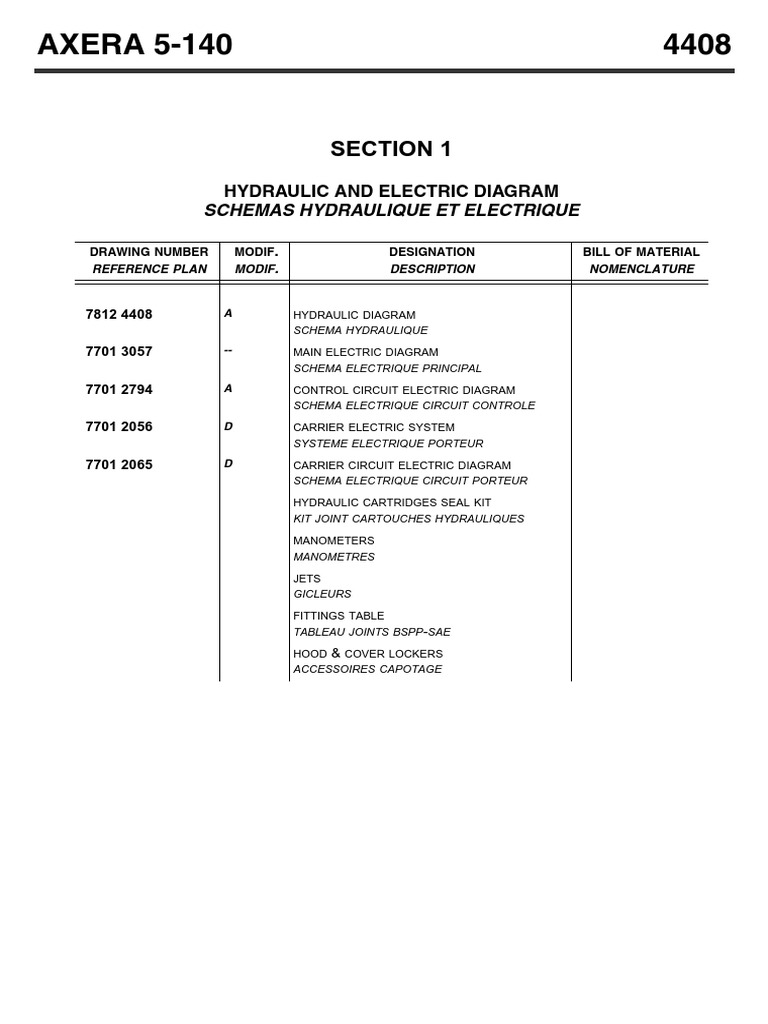 AXERA 5-140 4408: Section 1 | PDF | Valve | Tools