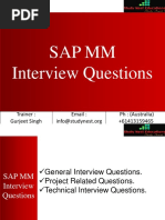 Sap MM Resume | PDF | Databases | Business
