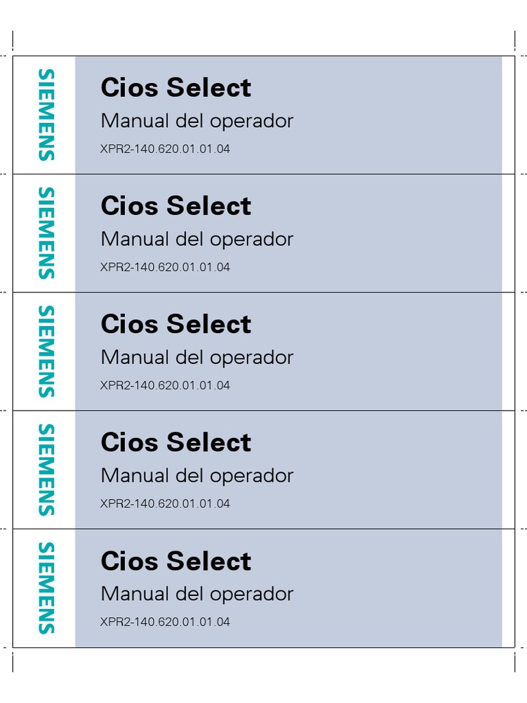 Manual Operador - Cios Select | PDF | Usuario (informática) | Software