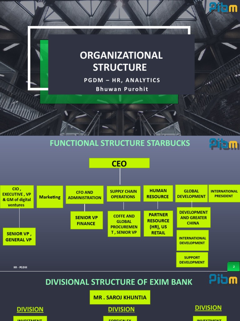 Starbucks Organizational Structure Overview | PDF | Accountability ...