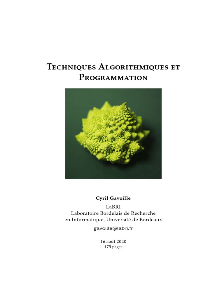 Algorithmes et Programmation en C | PDF | Licence Creative Commons | Programmation informatique