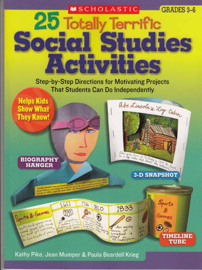 Civic Social Studies Activities PDF Envelope Books
