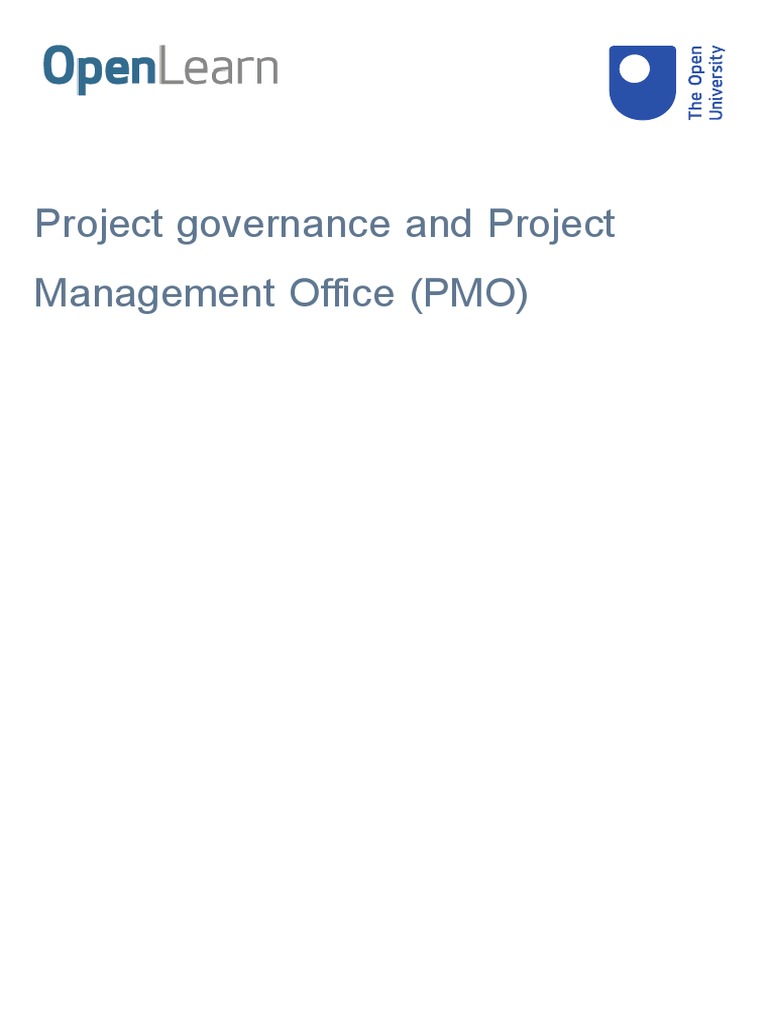 Project Governance and Project Management Office (PMO) | PDF ...