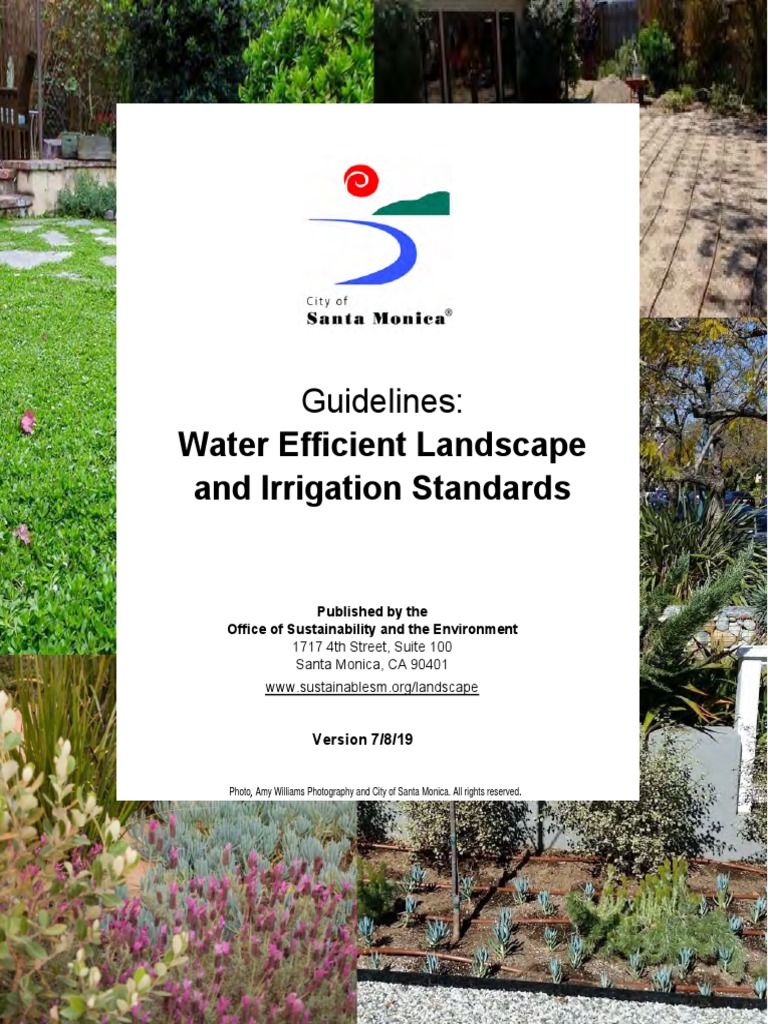 Water Efficient Landscape and Irrigation Standards: Guidelines | PDF ...