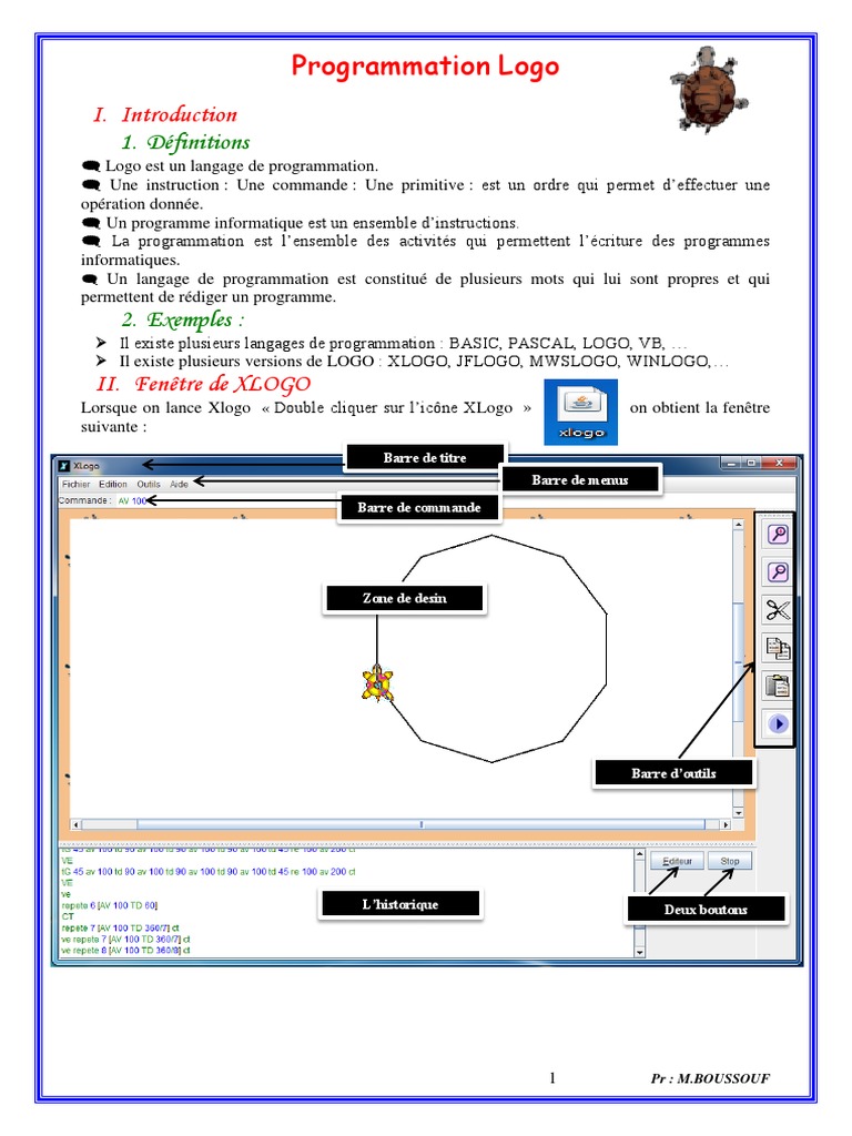 Programmation Logo | PDF | Programmation informatique | Programme informatique