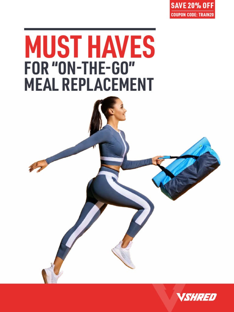 On The Go Meals VShred | PDF | Meal | Foods