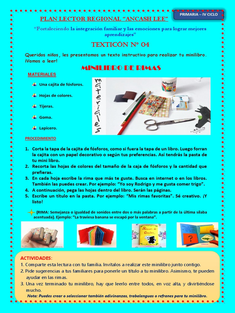 Texticón 4 - IV Ciclo (Rev.) | PDF