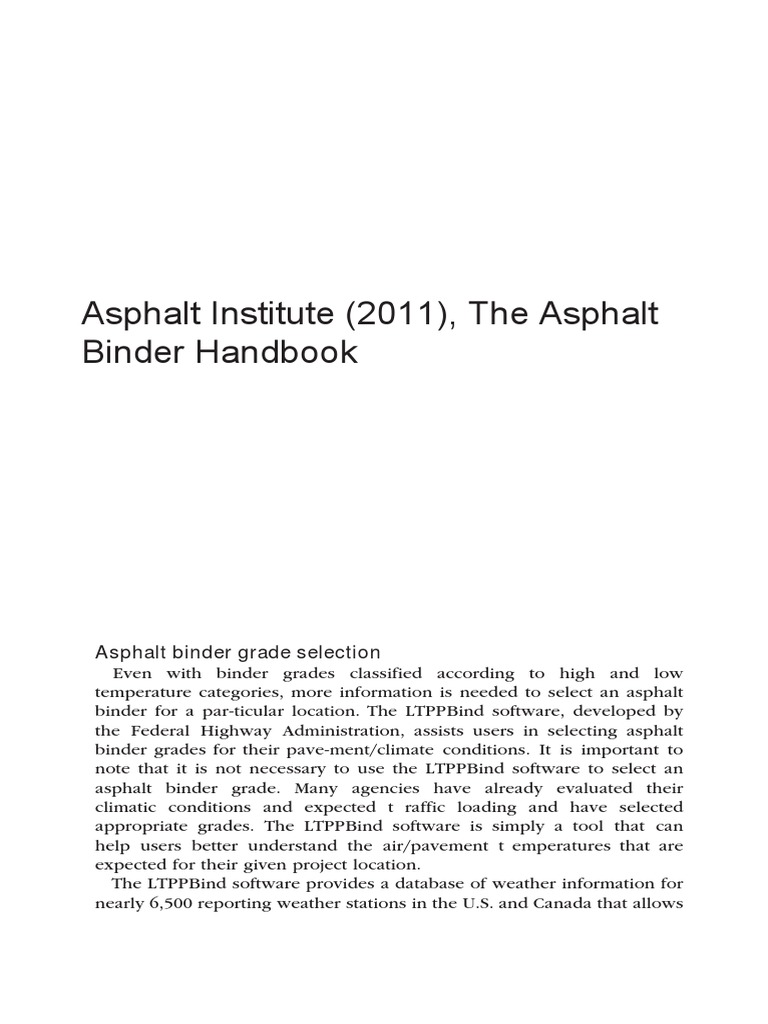 Selección de Binder (Guia y Modelo) | PDF | Road Surface | Temperature