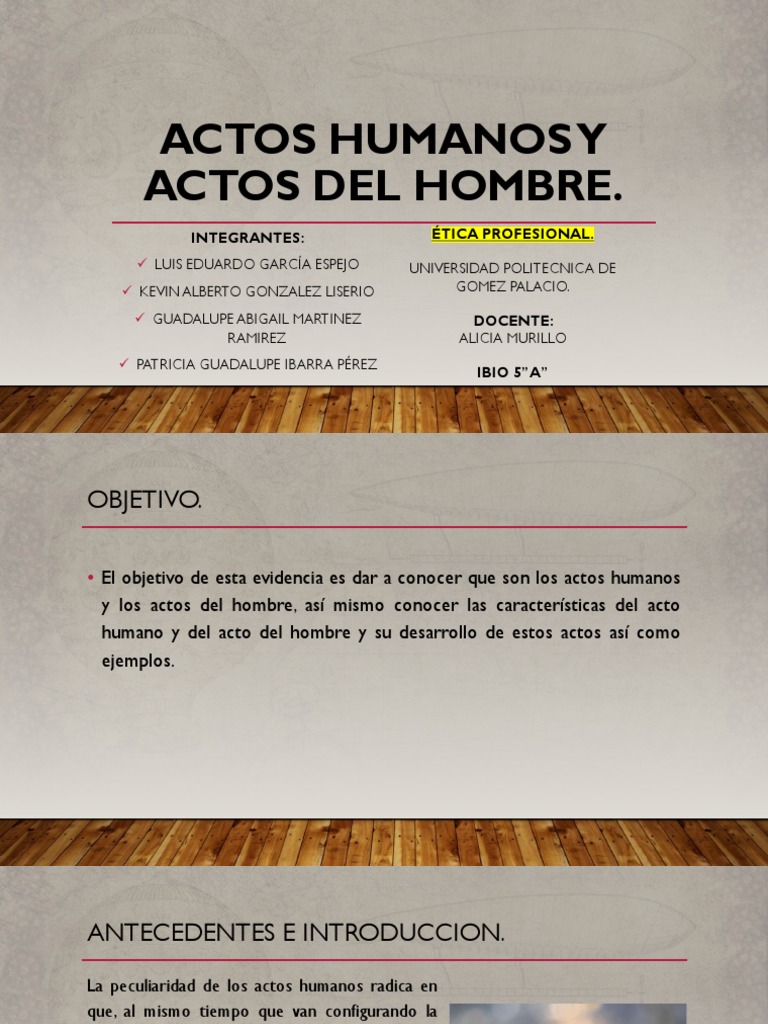 Actos Humanos y Del Hombre | PDF | Moralidad | Teorías filosóficas