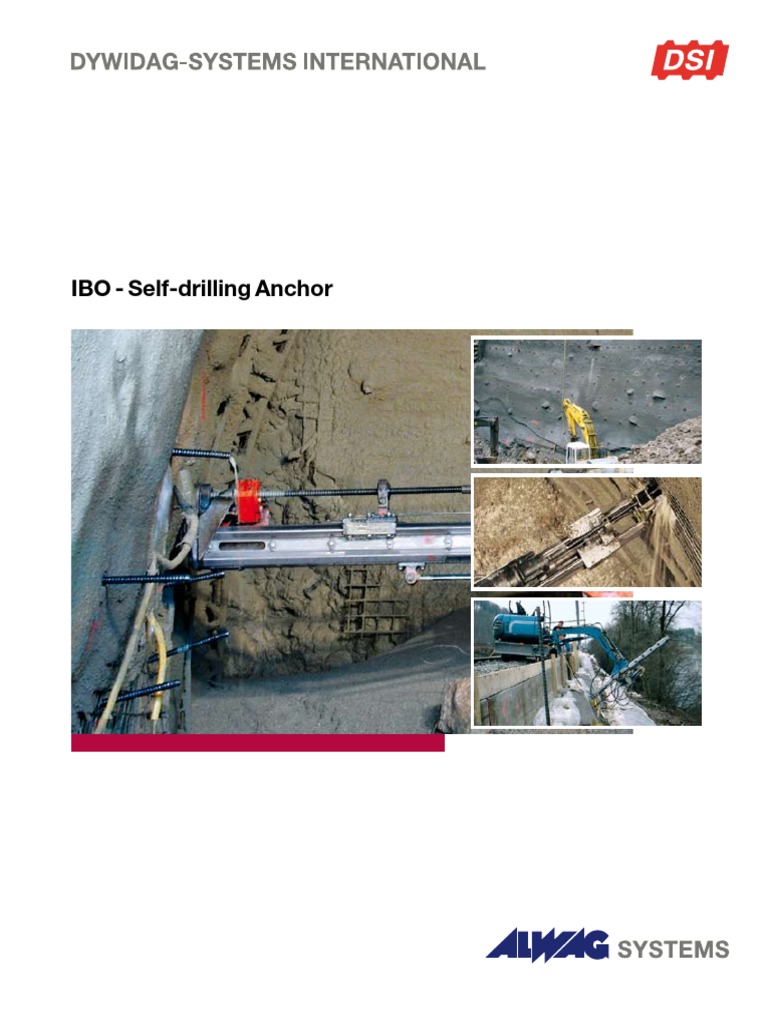 IBO - Self-drilling Anchor System: The Complete Solution | PDF | Deep ...