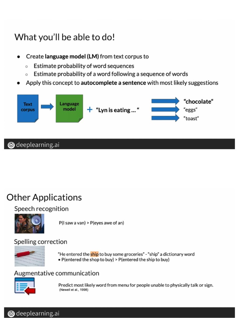 3-Autocomplete and Language Models | PDF