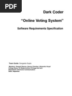 Online Voting System SRS | PDF | Graphical User Interfaces | Identity Document