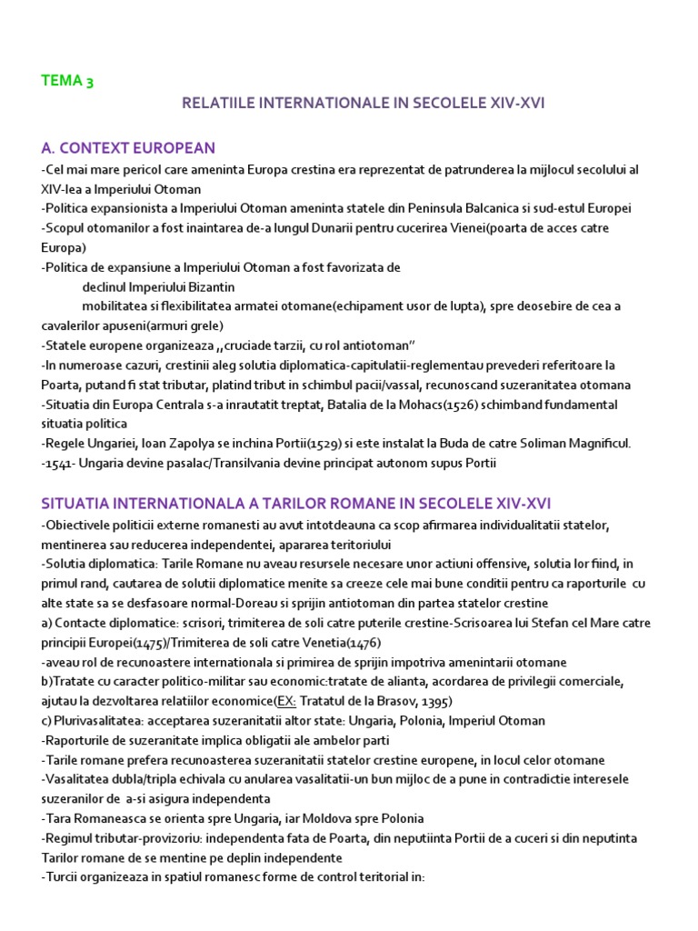 Relatiile Internationale in Evul Mediu | PDF