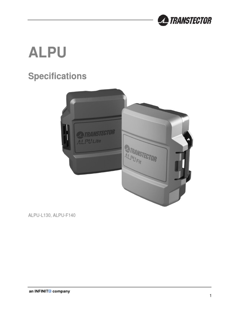 ALPU Fit Lite Specs | PDF | Electrical Connector | Electrical Engineering