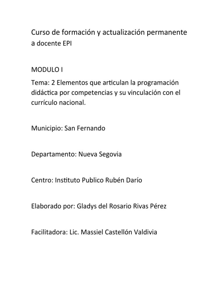 Tareas Epi | PDF | Evaluación | Maestros