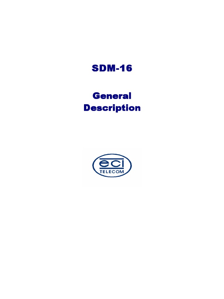 sdm-16 GD e | PDF | Network Topology | Computer Network