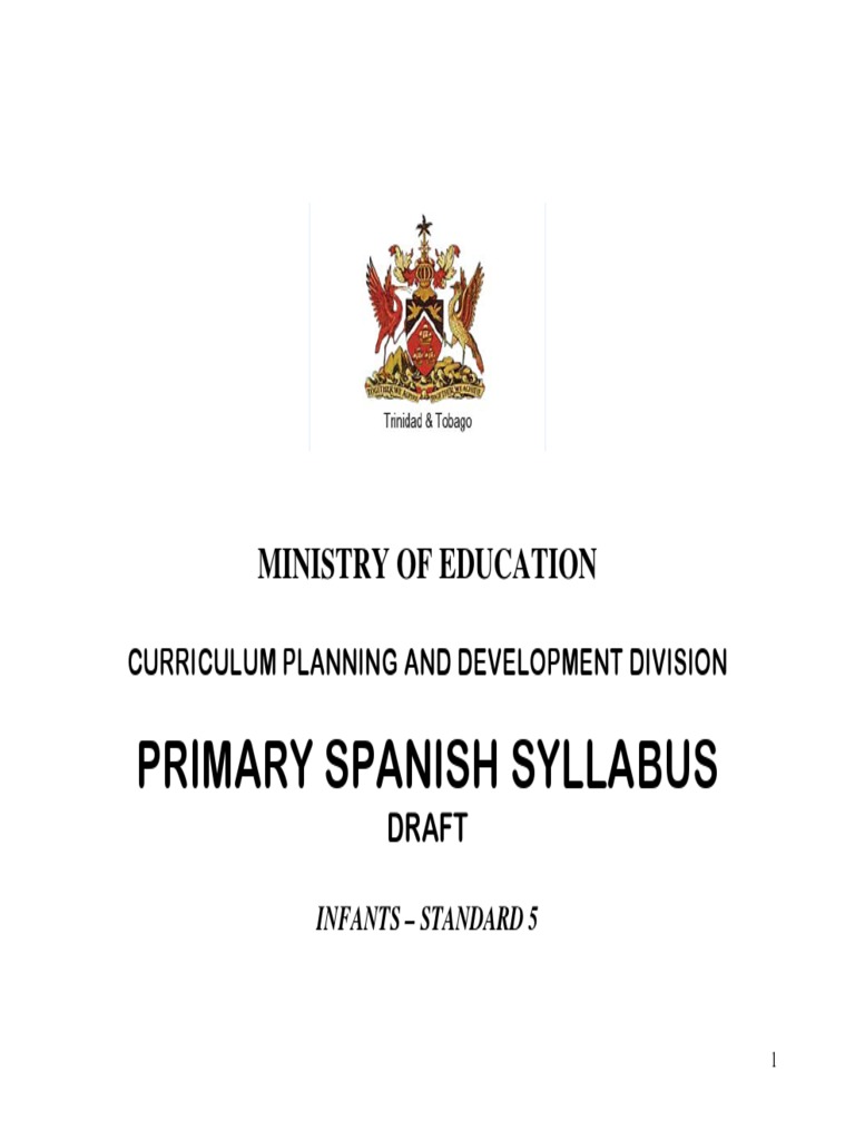 Primary Spanish Syllabus Overview | PDF | Curriculum | Teachers