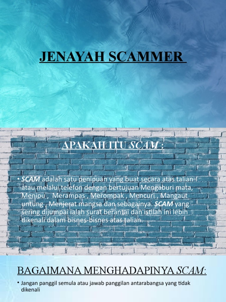 Jenayah Scammer | PDF