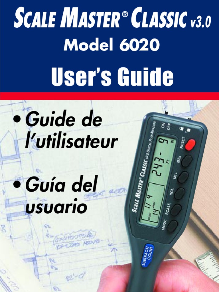 Scale Master Classic Manual | PDF | Measurement | Foot (Unit)