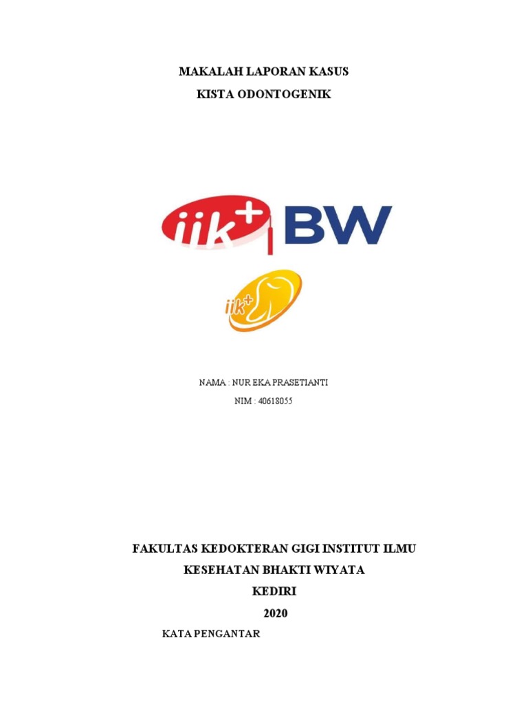Kista Odontogenik: Jenis dan Perawatan | PDF | Kajian Bahasa Asing ...