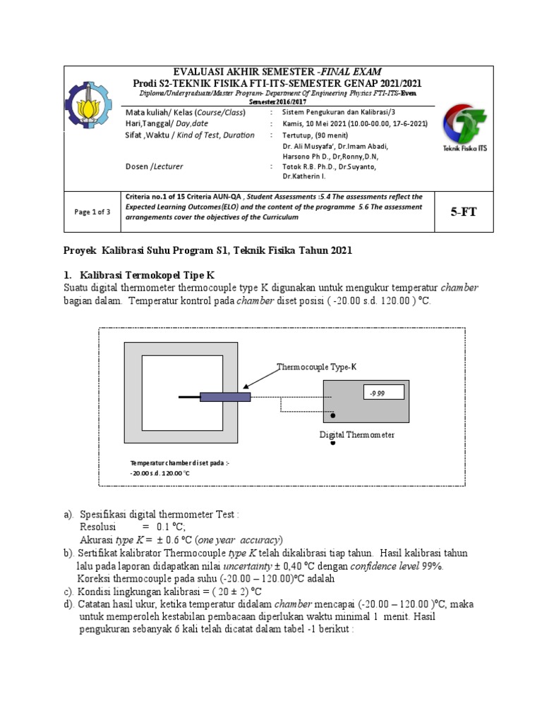 Proyek Kalibrasi Suhu | PDF