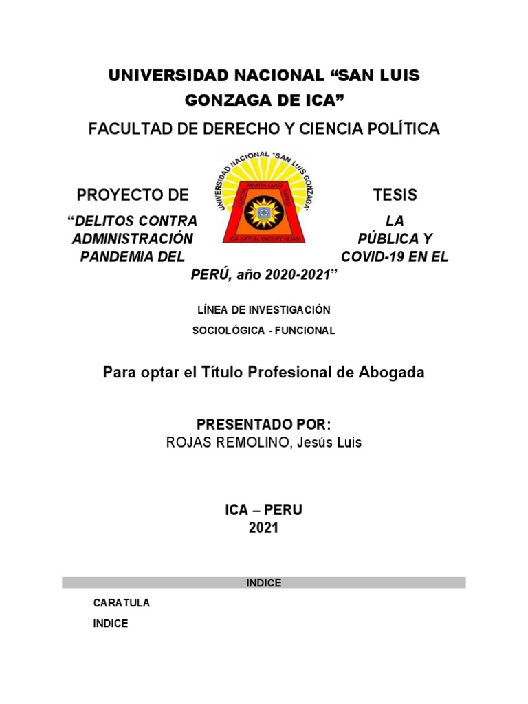 Caratula, Indice e Introducción Del Proyecto | PDF | Administración Pública | Pobreza