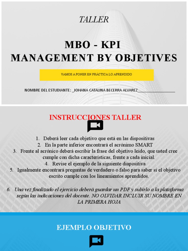 Taller Mbo-Kpis Estudiantes | PDF | Software | Marketing