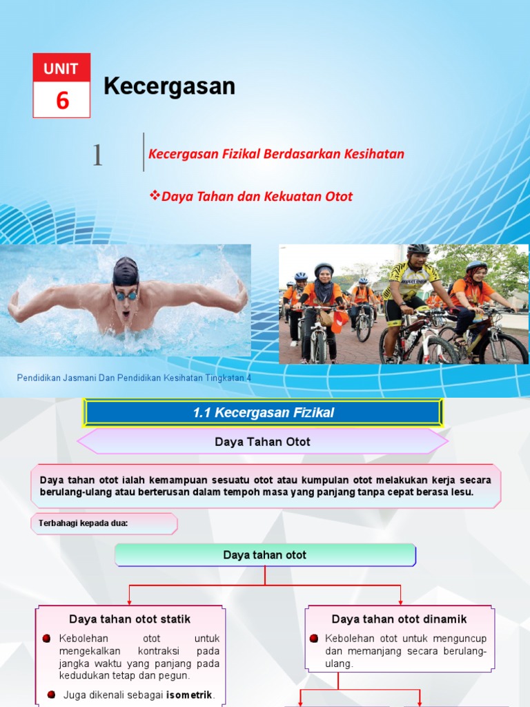 Form 4 Kecergasan Fizikal Daya Tahan Otot | PDF