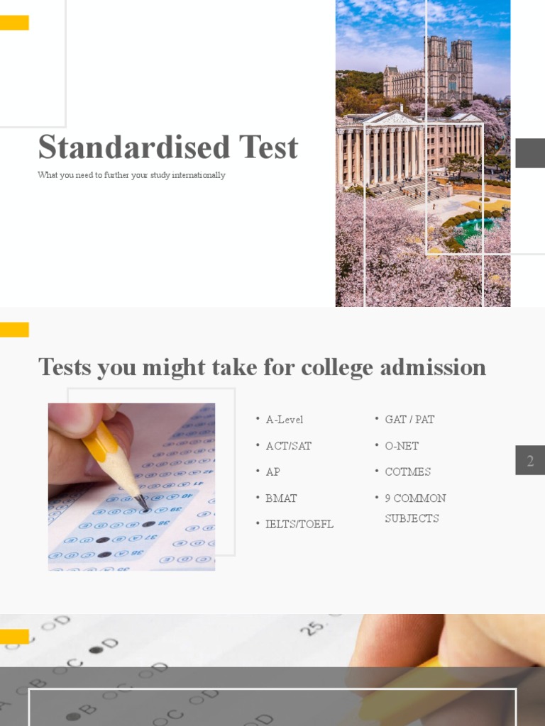 Standardised Test: What You Need To Further Your Study Internationally ...