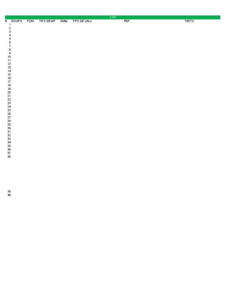 Listado Valvulas Rex | PDF