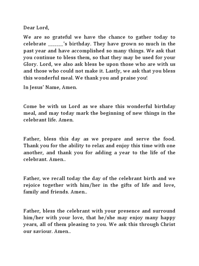 Grace Prayers | PDF | Amen | Jesus