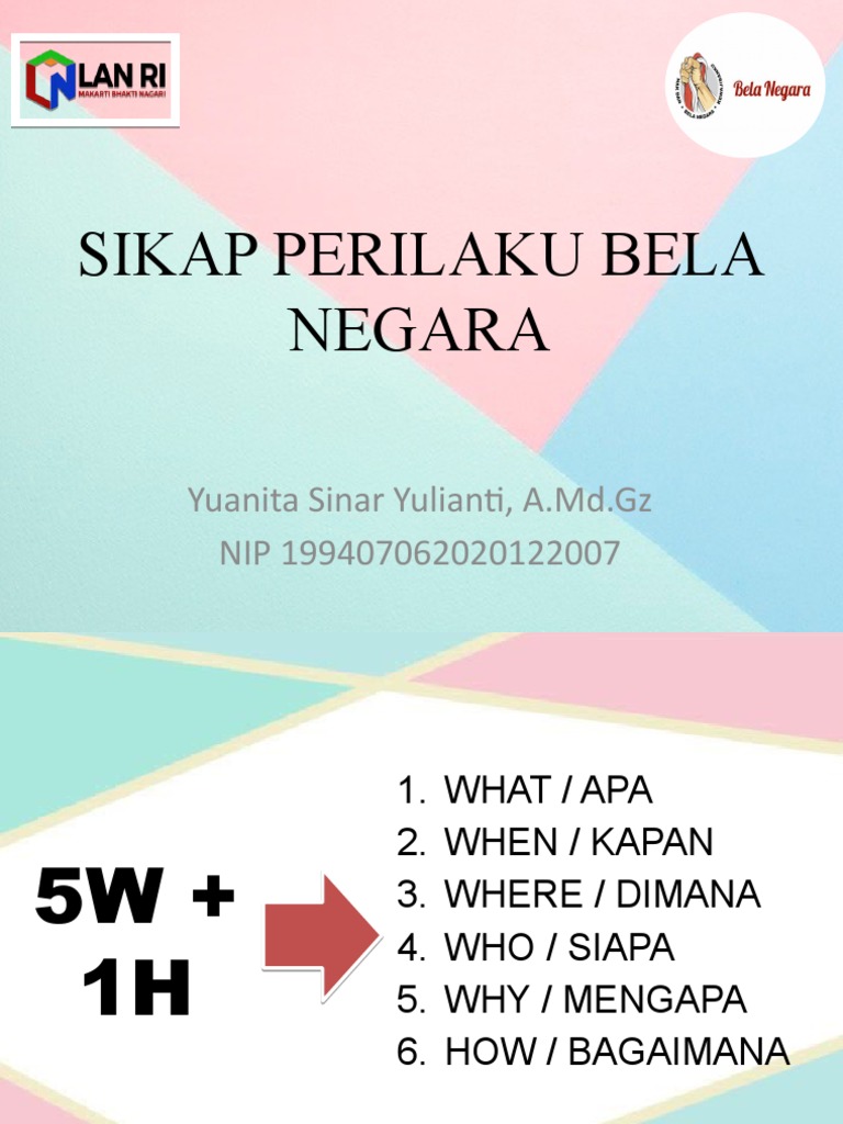 Tugas 1. SIKAP & PERILAKU BELA NEGARA - Yuanita Sinar Yulianti - Revisi | PDF