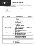 SOP - Finance and Accounting Department | PDF | Cheque | Payments