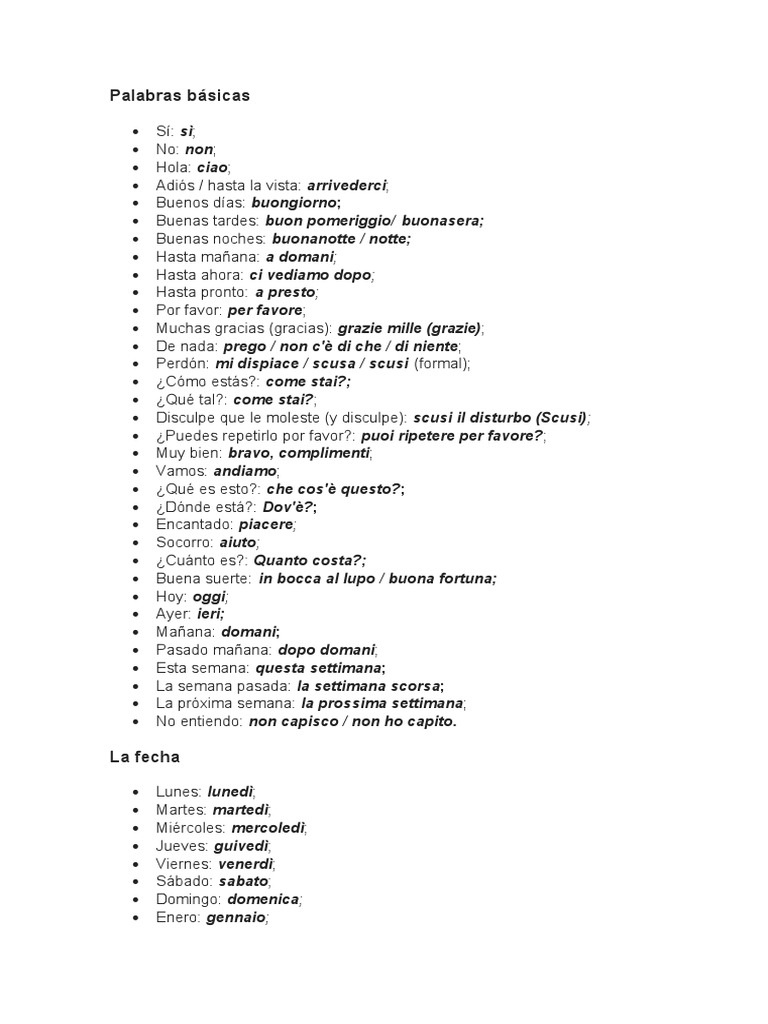 Parlo Italiano | PDF | Restaurante y Catering | Ropa