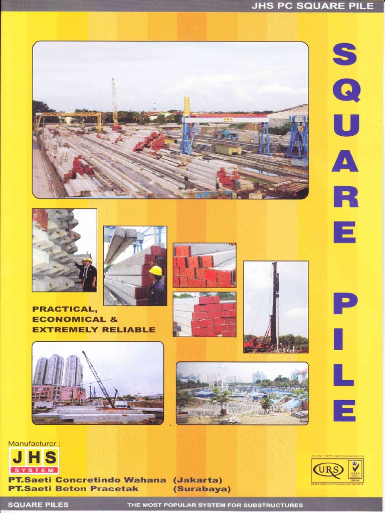 JHS Prestressed Square Pile System | PDF | Deep Foundation | Building ...