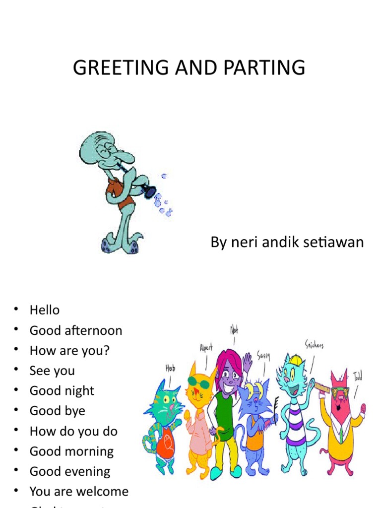 GREETING AND PARTING Kelas 7 | PDF