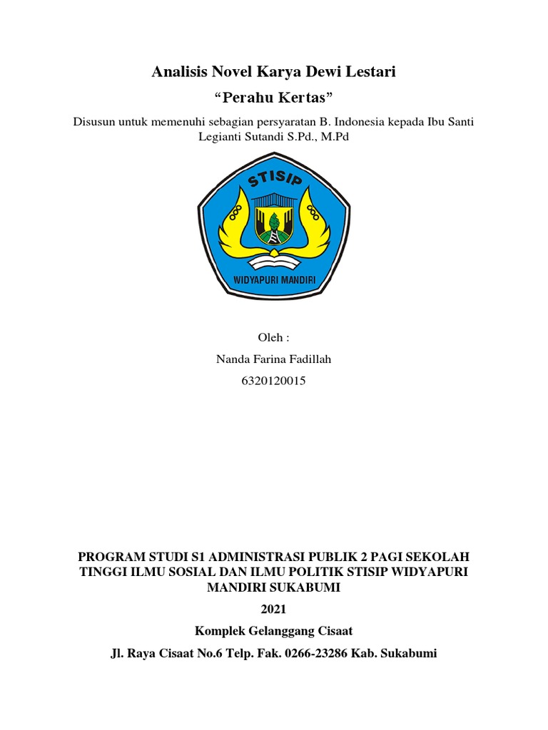 Analisis Novel Karya Dewi Lestari | PDF