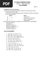Bodmas Fractions | PDF