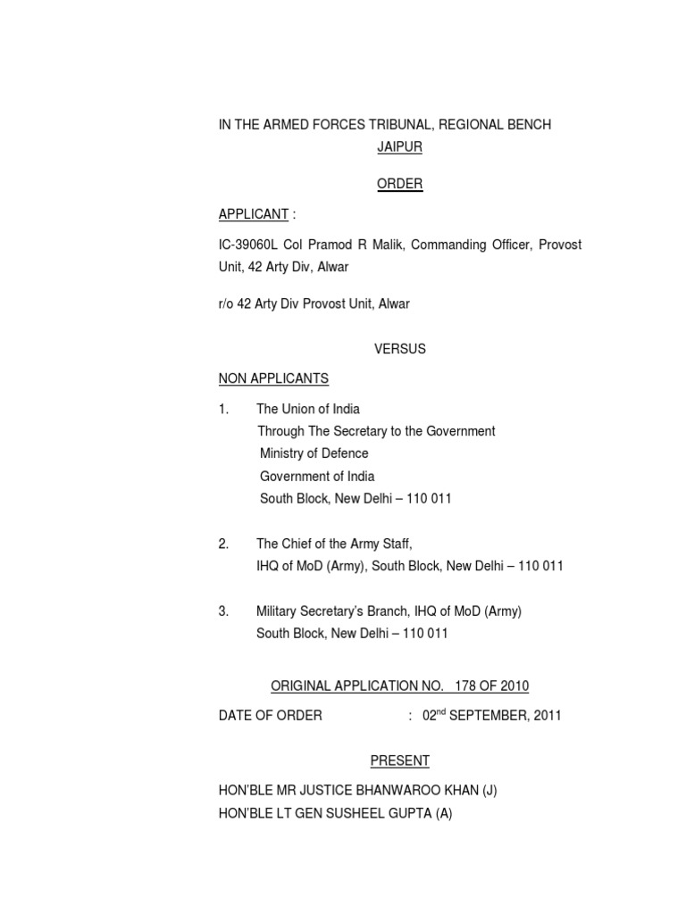 Col Pramod R Malik | PDF | Brigadier | Defense Policy