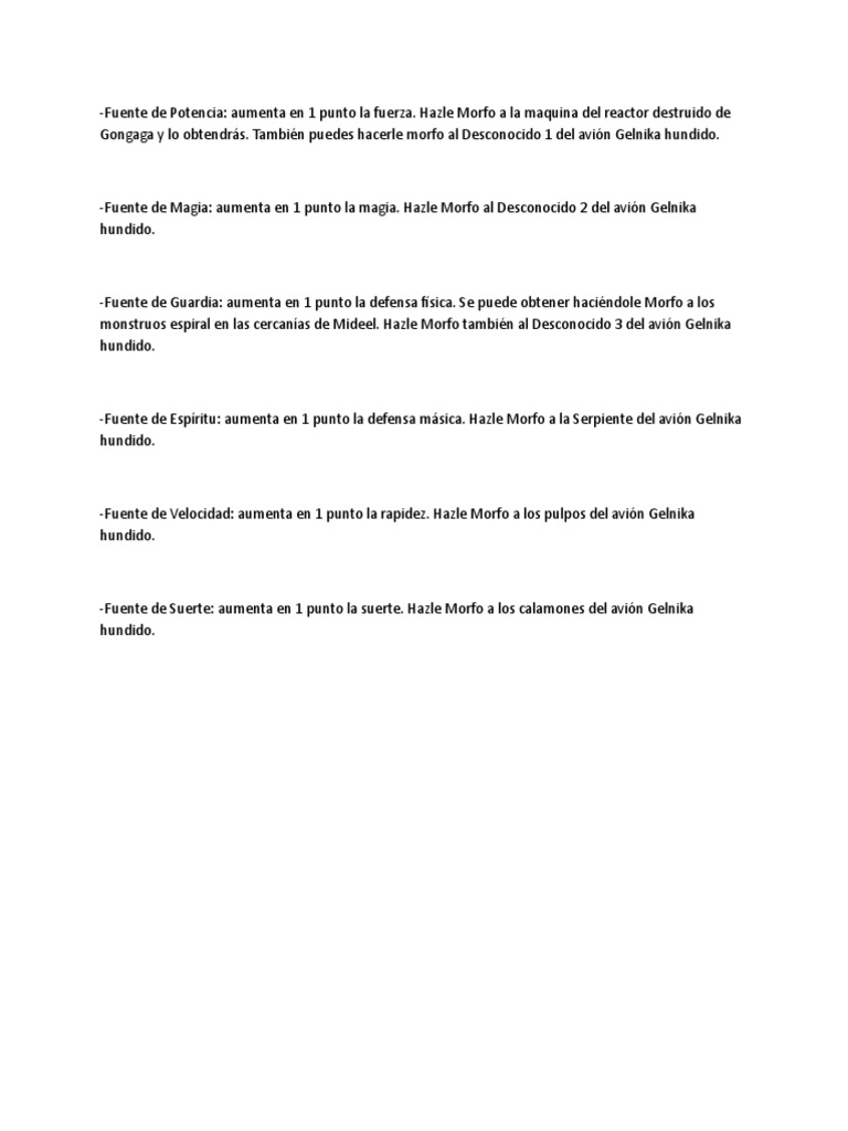 Fuentes de FF7 | PDF